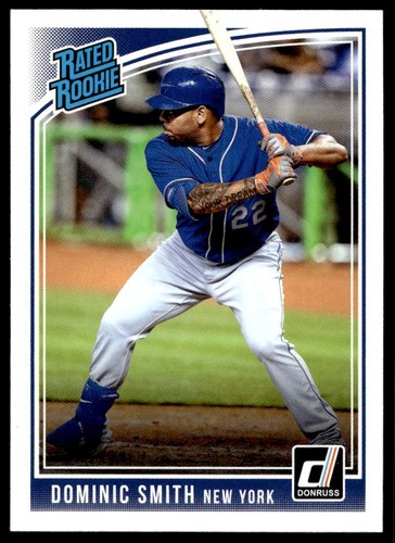 2018 Donruss 47 Dominic Smith New York Mets Baseball Card | eBay
