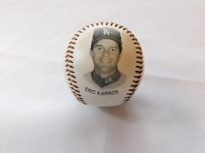 Dodgers baseball Eric Karros Chevron Team Stars Fotoball 1994 Los ...