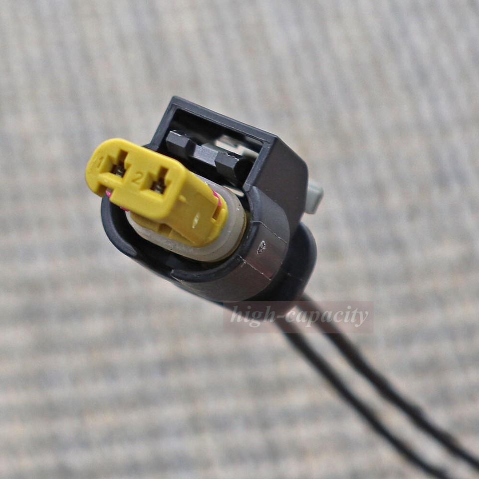 2 Pin Flat Connector Pigtail Plug For VW Volkswagen 4F0973702A ...