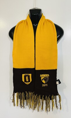 Hawthorn Hawks AFL Football 2011 Member Supporters Scarf - 6 Years ...