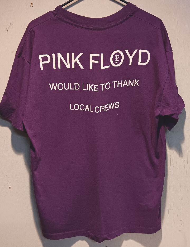 Vintage 1994 Pink Floyd Division Bell Crew Thanks T S… - Gem