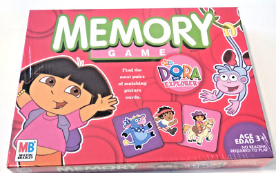 Dora the Explorer MB Memory Matching Game 2004 - Brand New Factory ...