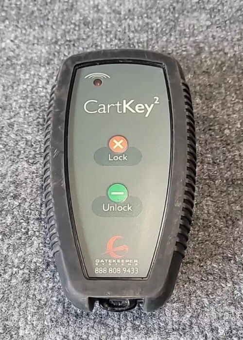 Gatekeeper Systems Cart Key 2 K-9805 Remote Control FCC ID W3Z K9805 ...