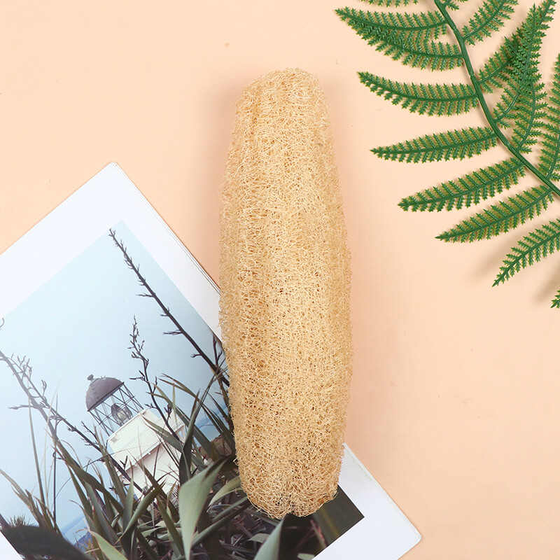 1Pc Natural Loofah Luffa Kitchen Cleaning Brush Pot Bowl Sponge ...