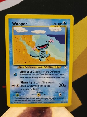 Pokémon TCG Wooper Neo Genesis 82 Regular Unlimited Common | eBay