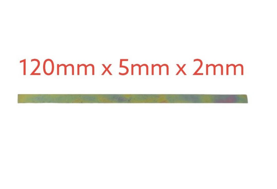 1 x Flat Spindle bar for Digital Push Buttom Door Lock - 120mm x 5mm x ...