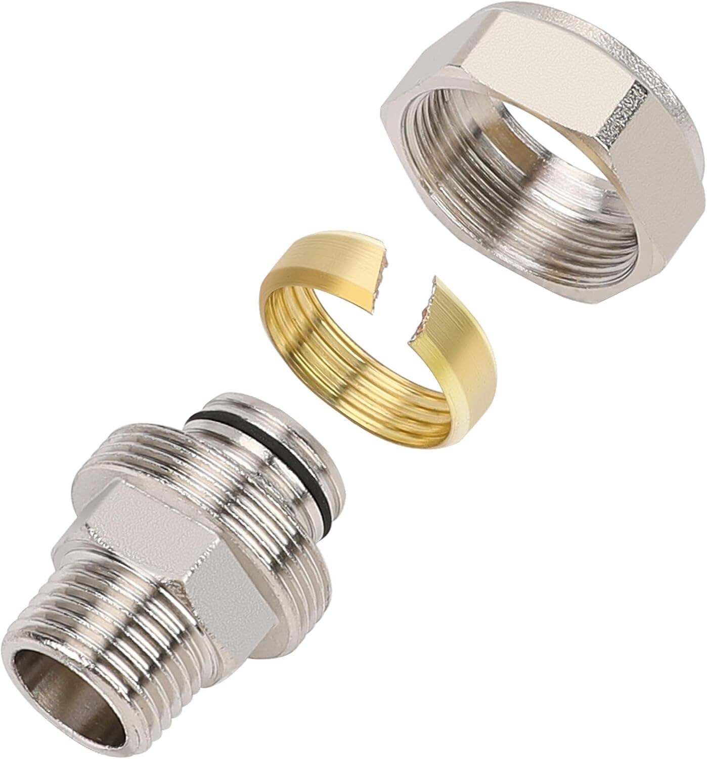 Straight Air Piping Fitting for 3/4 Inch Air Line Tubing System with 1/ ...