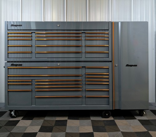 Snap On 73" Grey Roll Cab + Top Box + Locker Toolbox *WE DELIVER! | eBay UK
