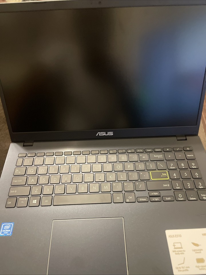 ASUS Laptop E510 15.6" 2022 4GB RAM 64GB SSD Dark Blue in the BOX -Excellent | eBay
