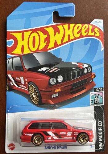 2024 Hot Wheels BMW M3 WAGON #138/250 Red/Gold E10sp Rims *INT’L CARD ...