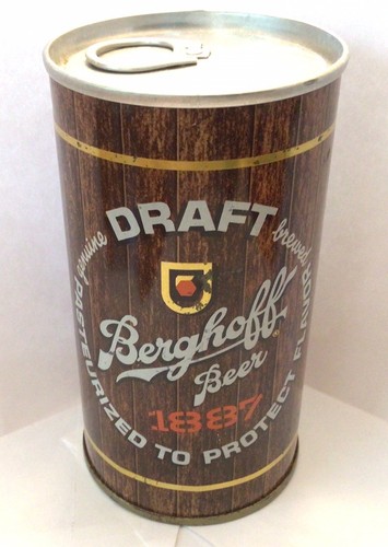 Berghoff Draft 1887 Pull Tab Beer Can Straight Steel USBCII 39-19 | eBay