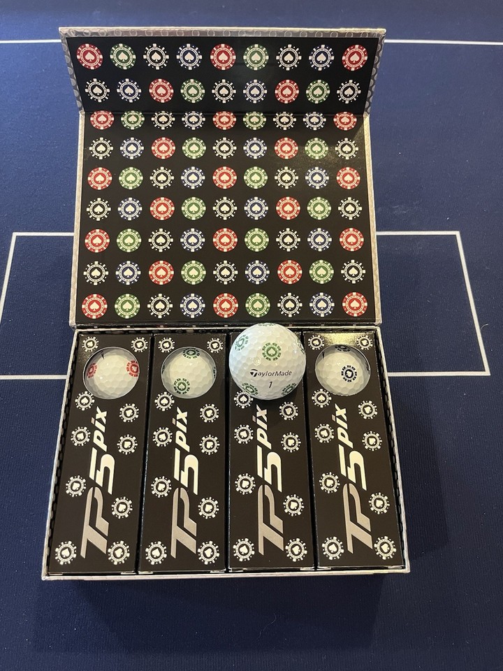 Limited Edition Taylor Made TP5 PIX Poker Balls | eBay