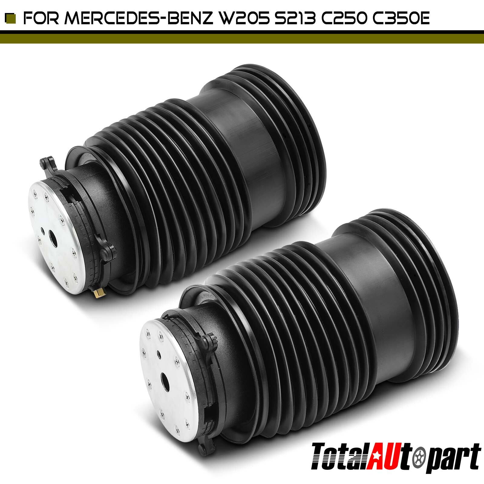2Pcs Air Suspension Spring for Mercedes-Benz C250 C300 C350e C400 Rear ...