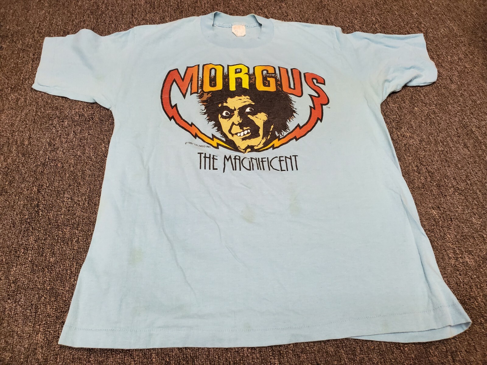 Vintage 1987 Morgus The Magnificent Shirt Telmed Inc … - Gem