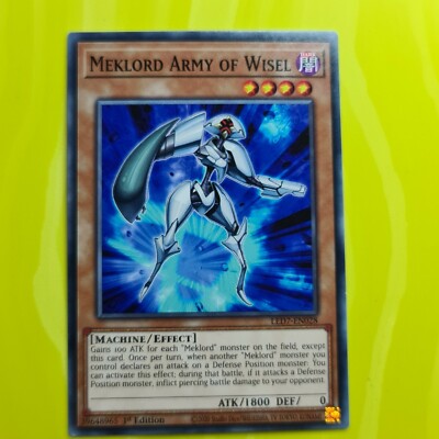 MEKLORD ARMY OF WISEL | YUGIOH | LED7 | 2020 | 1st EDITION | COMMON ...