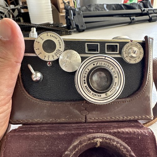 Vintage Argus 35mm Rangefinder Camera- 50mm Cintar Lens & Case | eBay