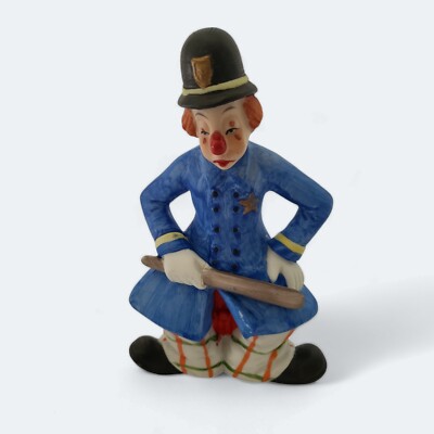 "Bobby" Police Officer Clown Figurine | eBay