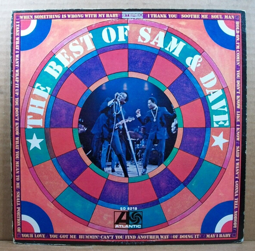 The Best Of Sam & Dave (LP, 1969, Atlantic) SD 8218 ~ *Original Press ...