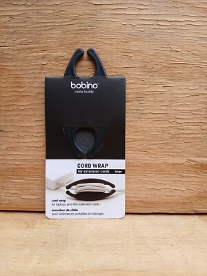 BOBINO Cable Buddy Cord Wrap-Large Size-Black | eBay