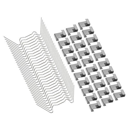 100 Pcs Z Overlap Clips Greenhouse Clamps Greenhouse Glass Pane Clips ...