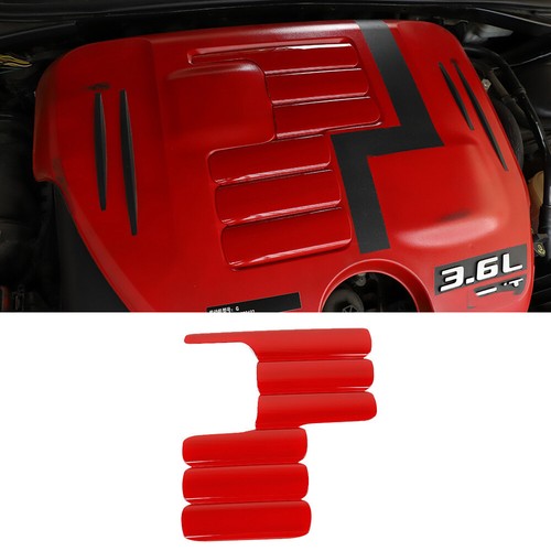 Red ABS Car Hood Engine Shroud Panel Cover for Dodge Challenger ...
