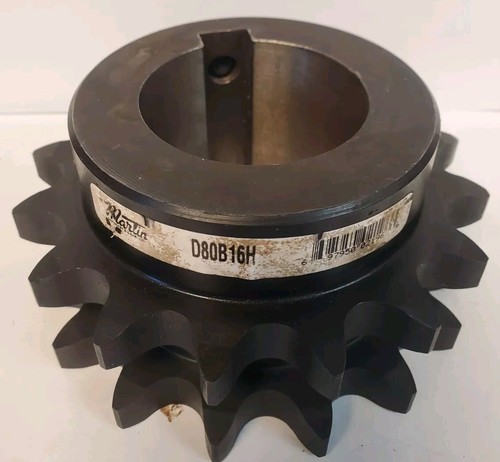 Martin D80B16H DOUBLE 80 ROLLER CHAIN SPROCKET*2-1/2"(2.500")BORE*.KY ...
