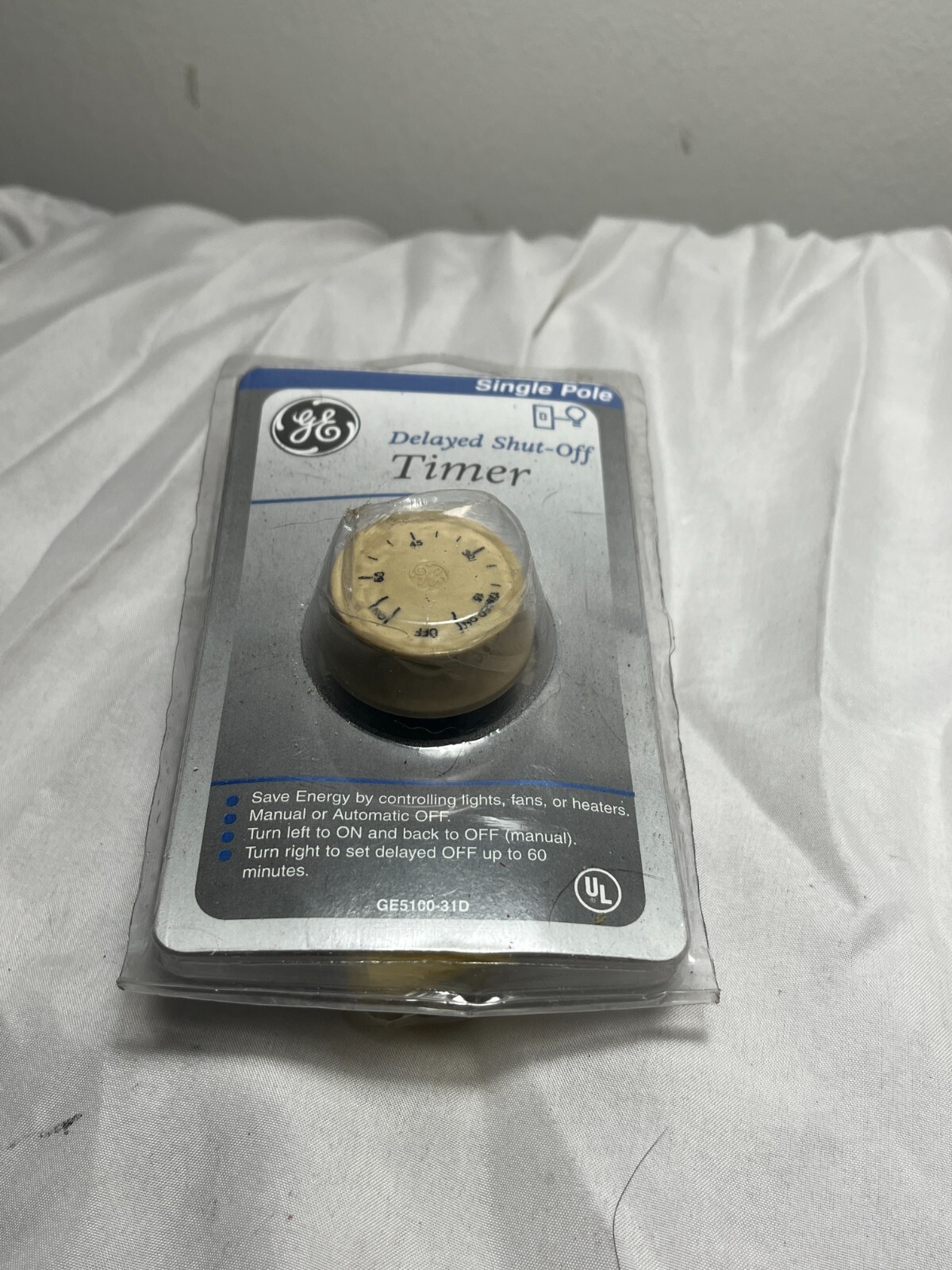 GE Full Range DELAYED SHUT-OFF TIMER SINGLE POLE GE5100-31D SINGLE | eBay
