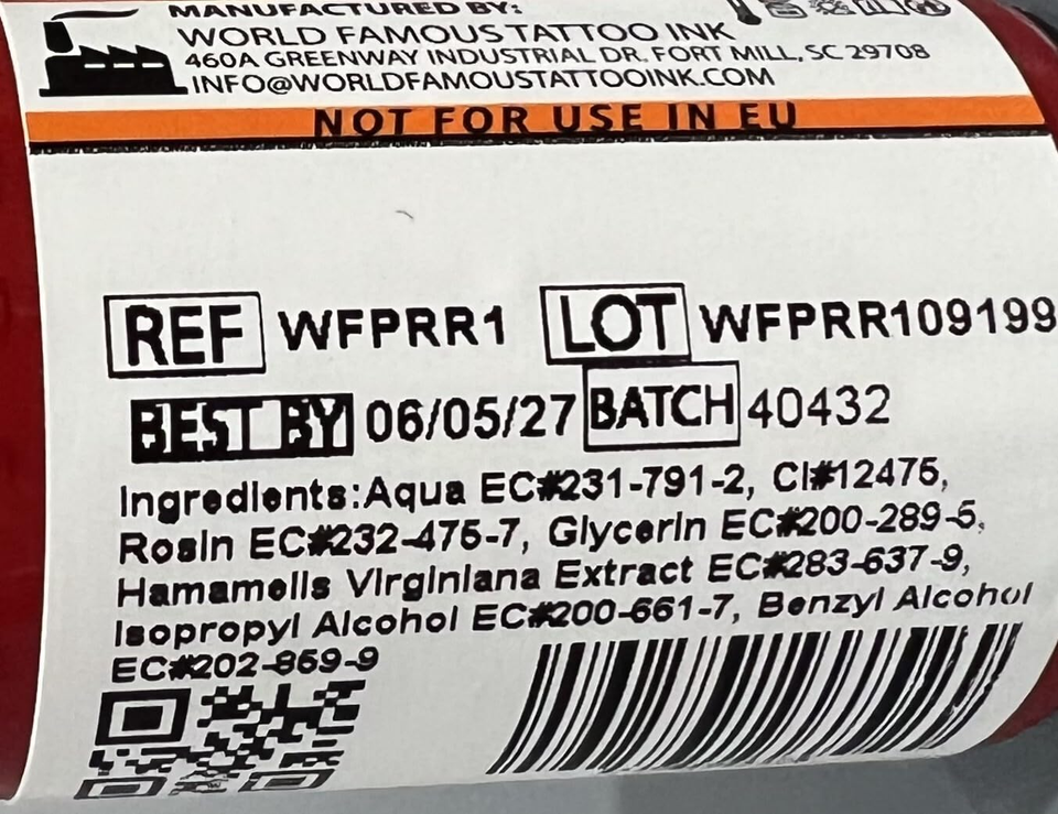 World Famous Tattoo Ink - Triple Blackout Tattoo Ink - Dark & Bold ...