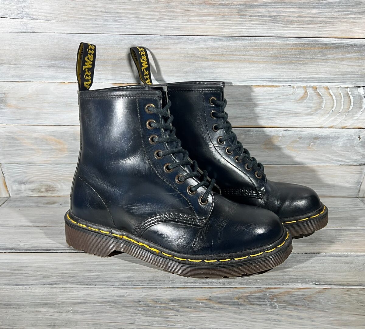 Dr.Martens 1460 Made In England Unisex Leather Boots Black Dr.Martens 1460 Made In England Unisex Leather Boots Black