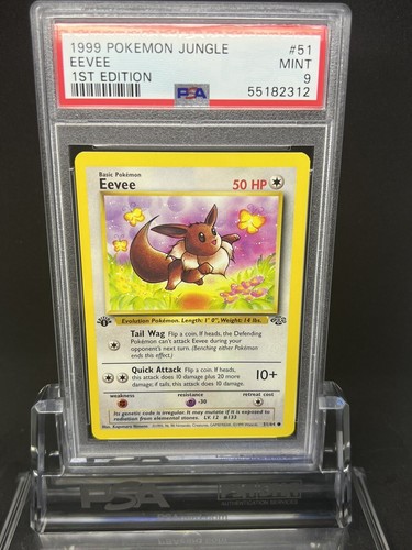 1999 POKEMON JUNGLE EEVEE 1ST EDITION #51 PSA 9 | eBay