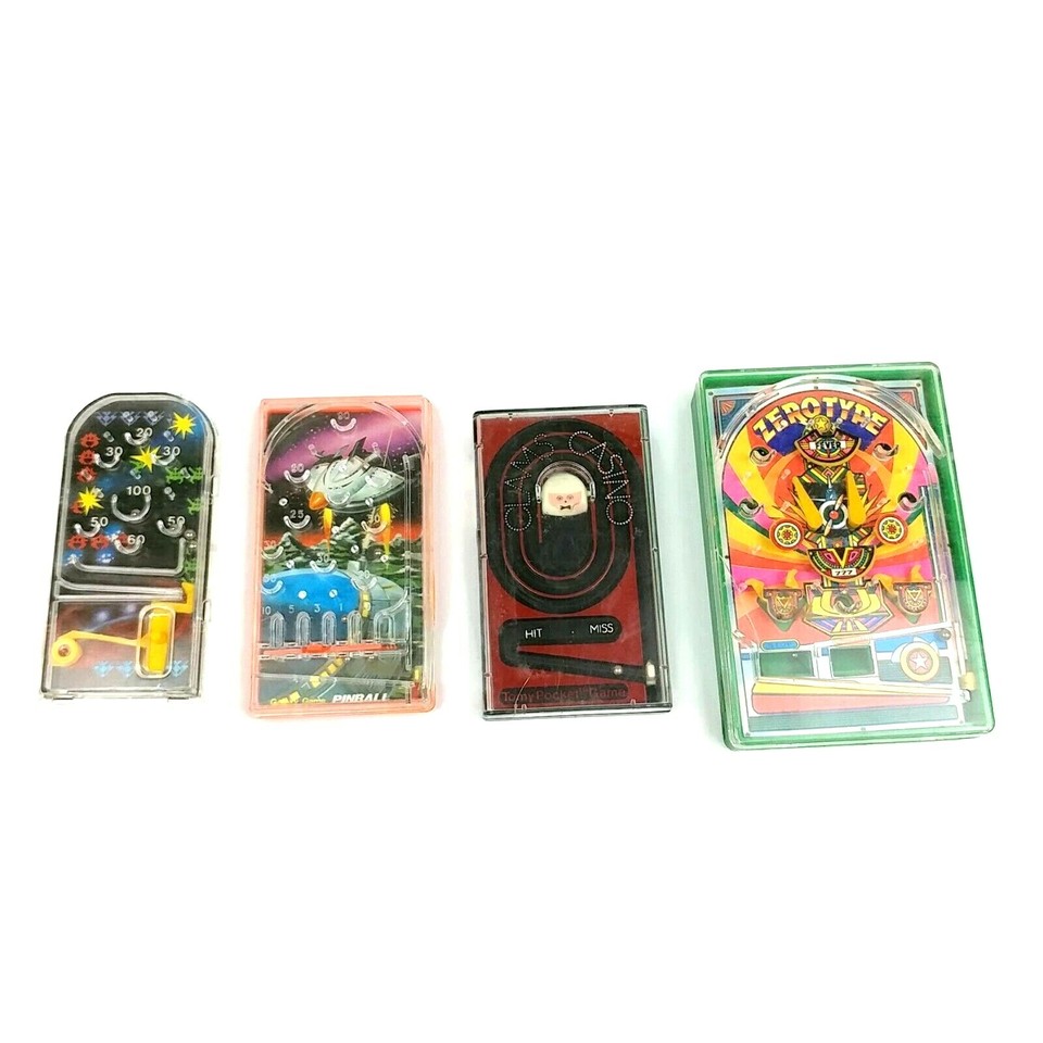 Pinball Games Eleven 11 Vintage Novelty Toys Games Handheld Bagatelle ...