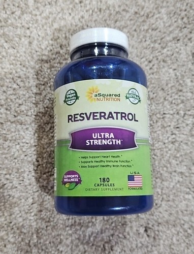 aSquared Nutrition Resveratrol *LARGER 180 Capsules Exp 2/2027 | eBay