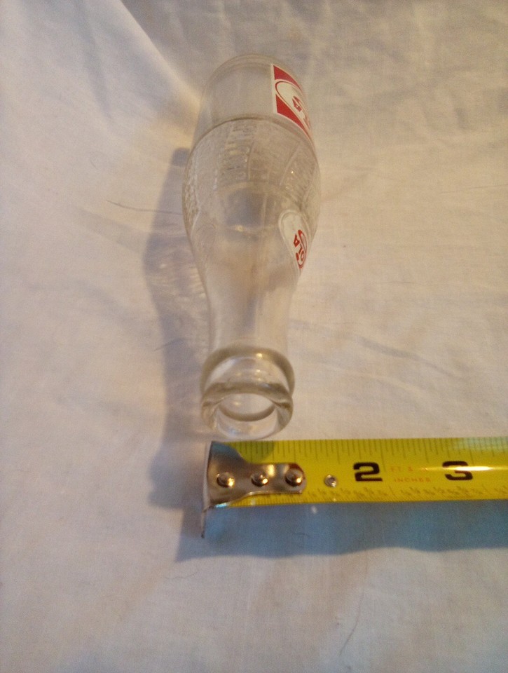 Vtg Pepsi Bottle 1957 New York ACL Embossed Red White Single Dot Nice ...