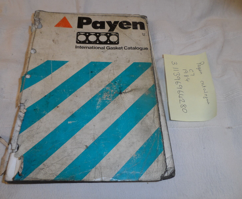 PAYEN GASKET CATALOGUE CARS AND COMMERCIALS DATED 1984 | eBay