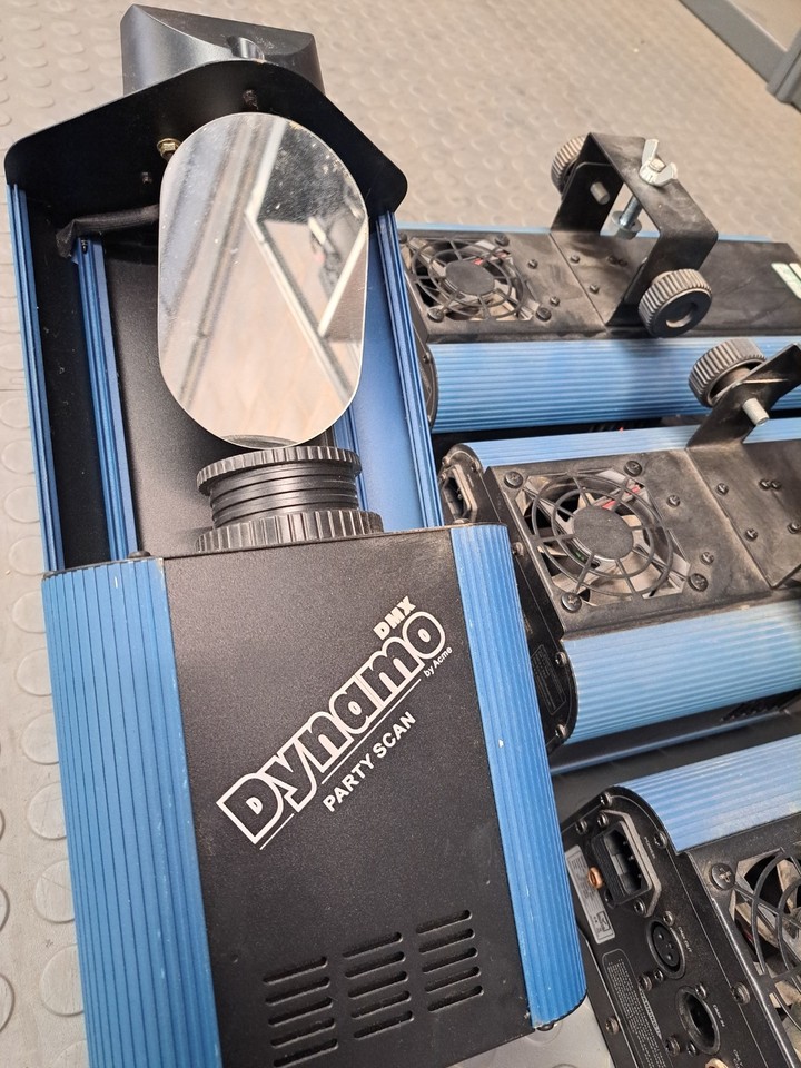 4 x DMX Dynamo Moving Mirror Scanner | eBay UK