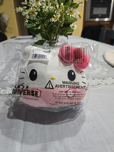 TeeTurtle Sanrio Hello Kitty 50th Anniversary Reversible 4" Plush Pink ...