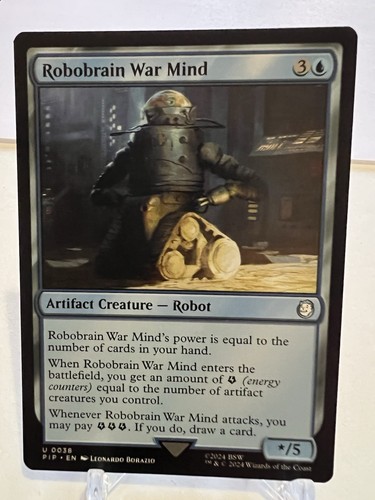 Robobrain War Mind Universes Beyond: Fallout Regular MTG | eBay