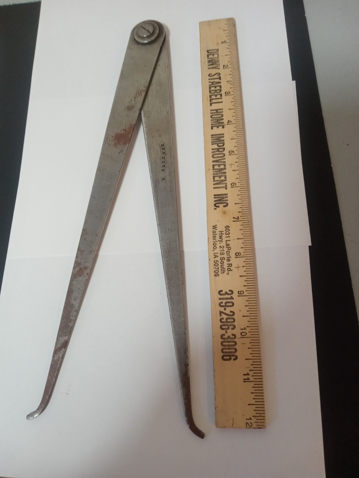 Lufkin 12 inch inside caliper antique | eBay