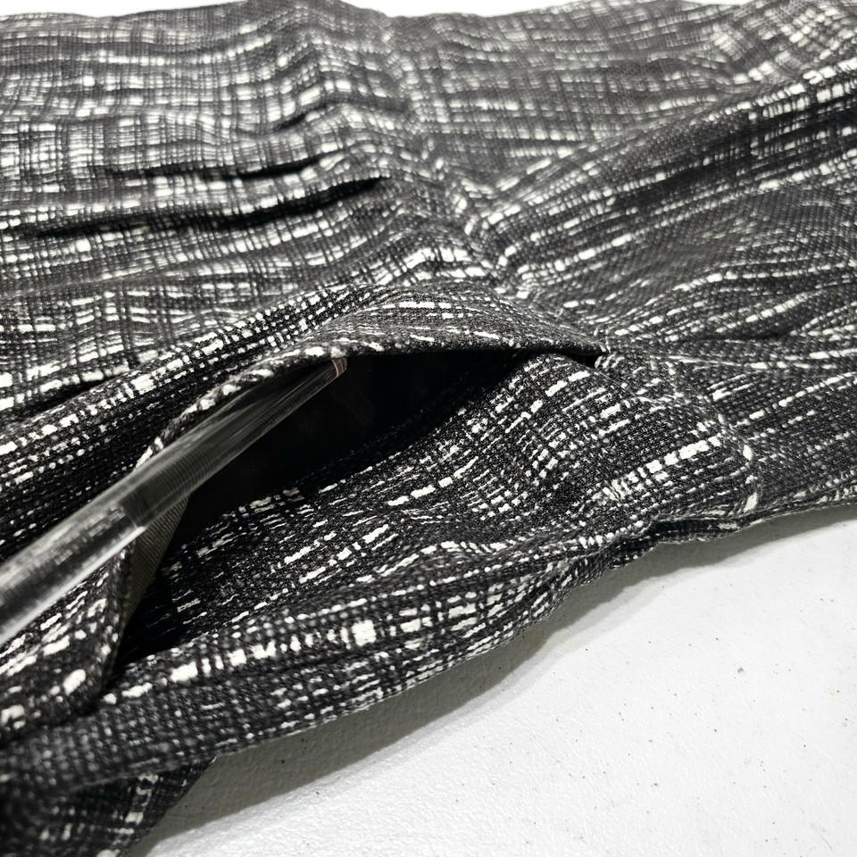 J. Crew Size 2 Dark Gray Tweed Sleeveless Pockers Back Button Sheath ...