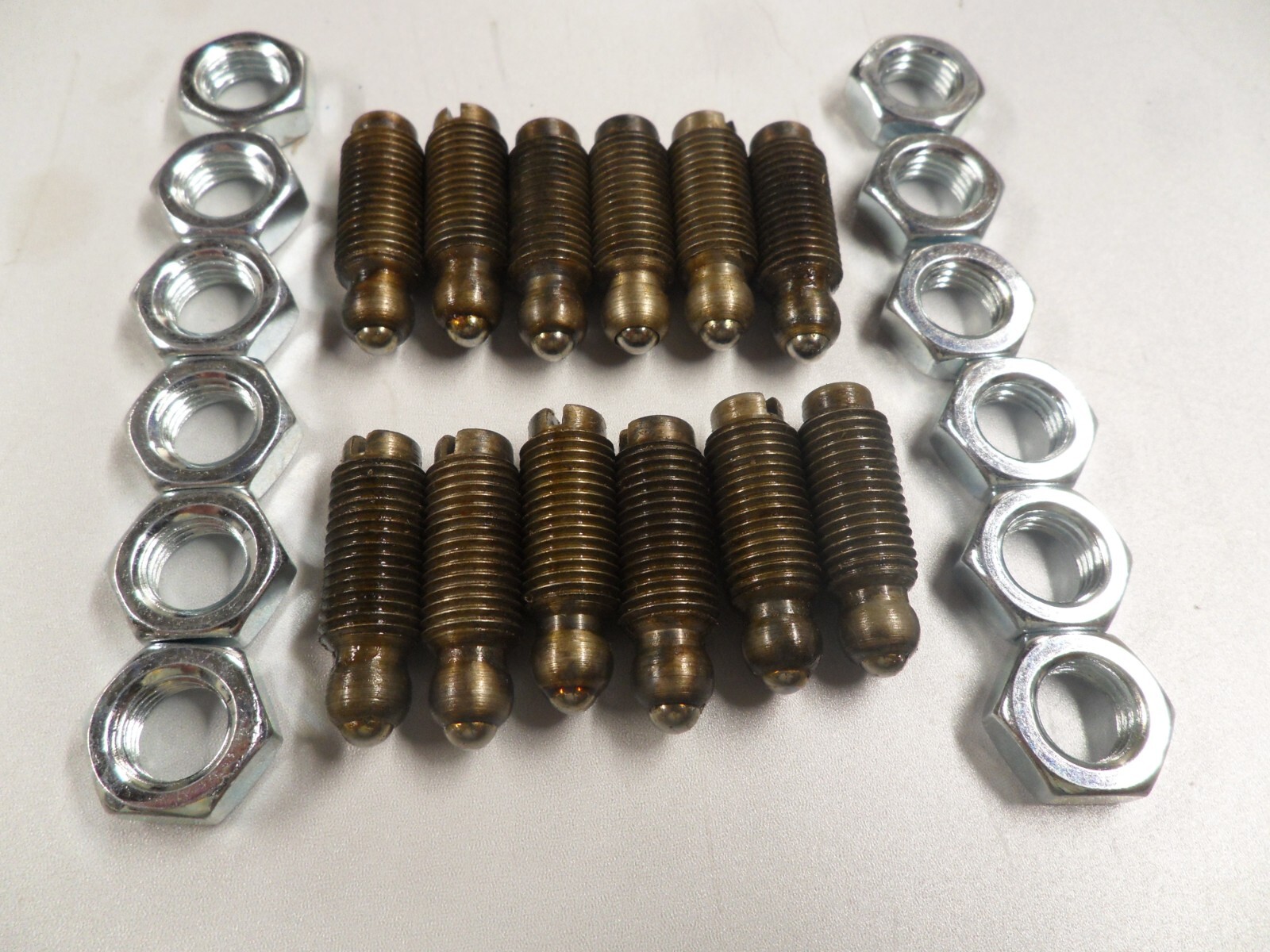 12 new Rocker Arm Adj. Screw with Nut 1934-1962 Chevrolet 194 216 235 ...