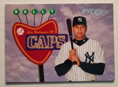 Alex Rodriguez 2004 Donruss Studio Caps 001/999 Yankees #RC-4 Mariners ...