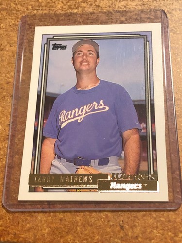 1992 Topps Gold Winner Baseball # 131 Terry Mathews | eBay
