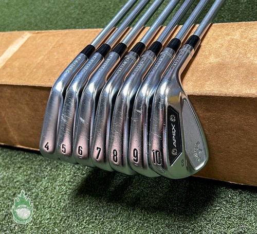 Used Callaway APEX Pro/CB Forged '24 Irons 4-10 110g 6.0 Stiff Steel ...