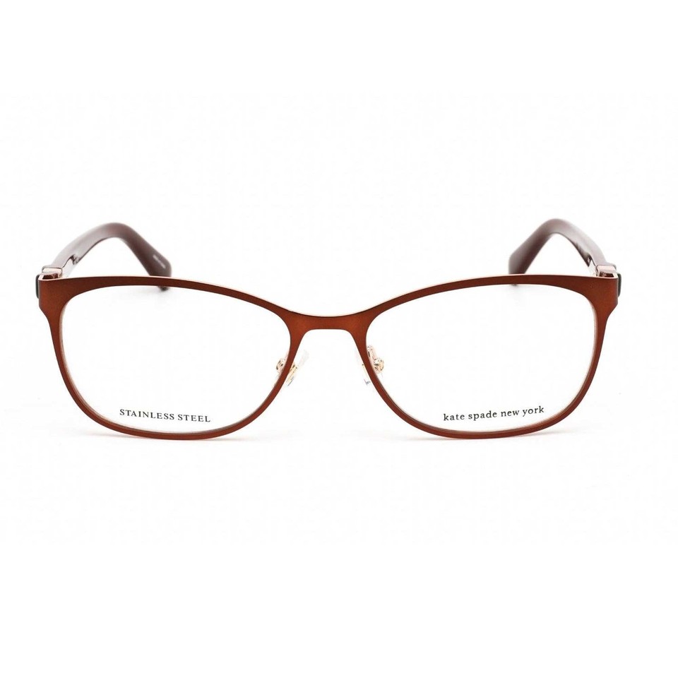 Kate Spade Women's Eyeglasses Opal Burgundy Full-Rim Frame, 53 mm Jonae ...