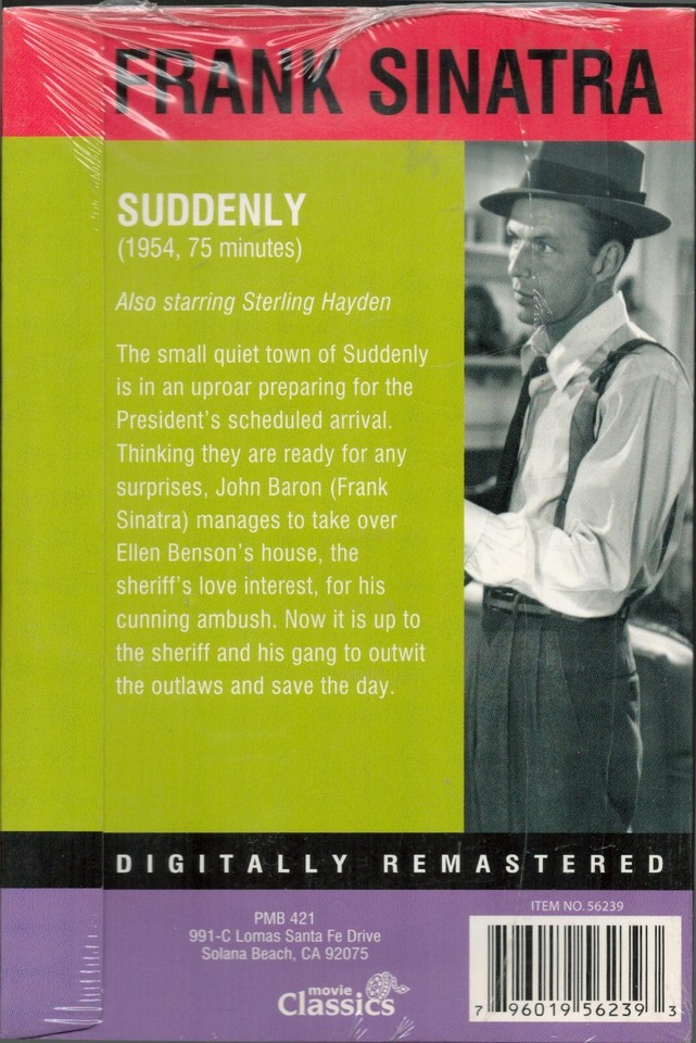 DVD - Suddenly- Frank Sinatra- Sealed- Movie Classics | eBay