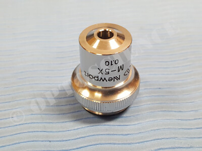 Newport M-5X Microscope Objective Lens 5x 0.10 | eBay