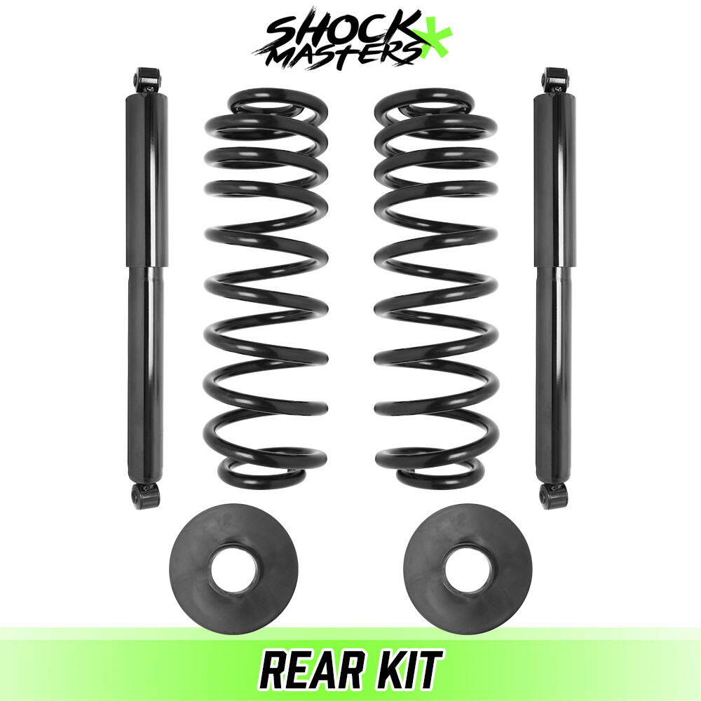 Rear Air to Coil Spring w/ Shocks Conversion Kit for 1998-2002 Lincoln ...