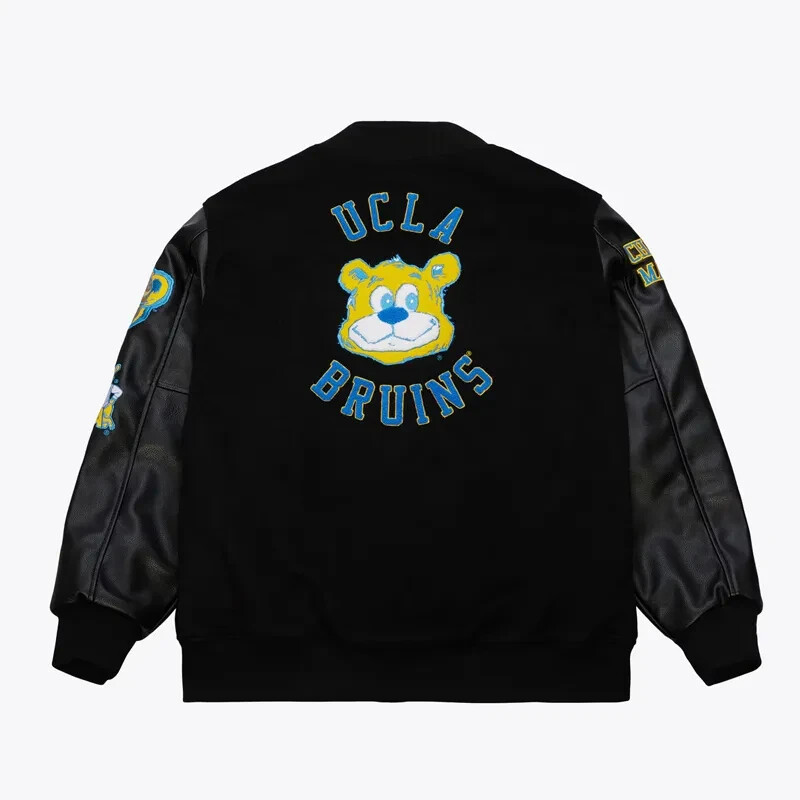 Letterman UCLA Bruins All Black Varsity Jacket | eBay