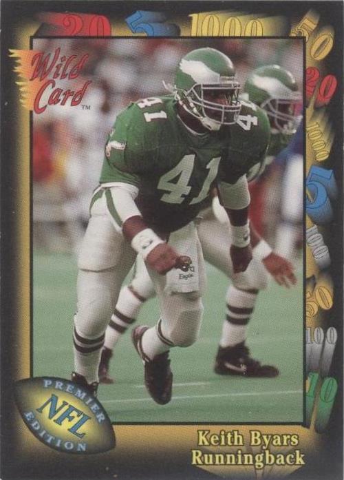 1991 Wild Card - Keith Byars #78 for sale online | eBay