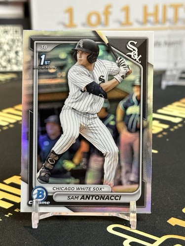 2024 Bowman Draft Chrome #BDC-158 Sam Antonacci Refractor Chicago White ...